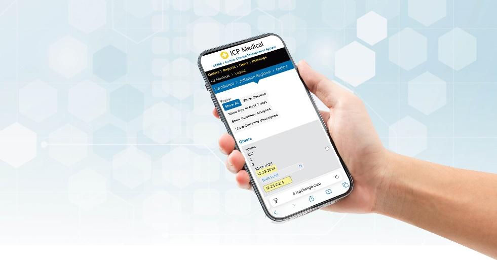 Curtain Change Management System - ICP Medical